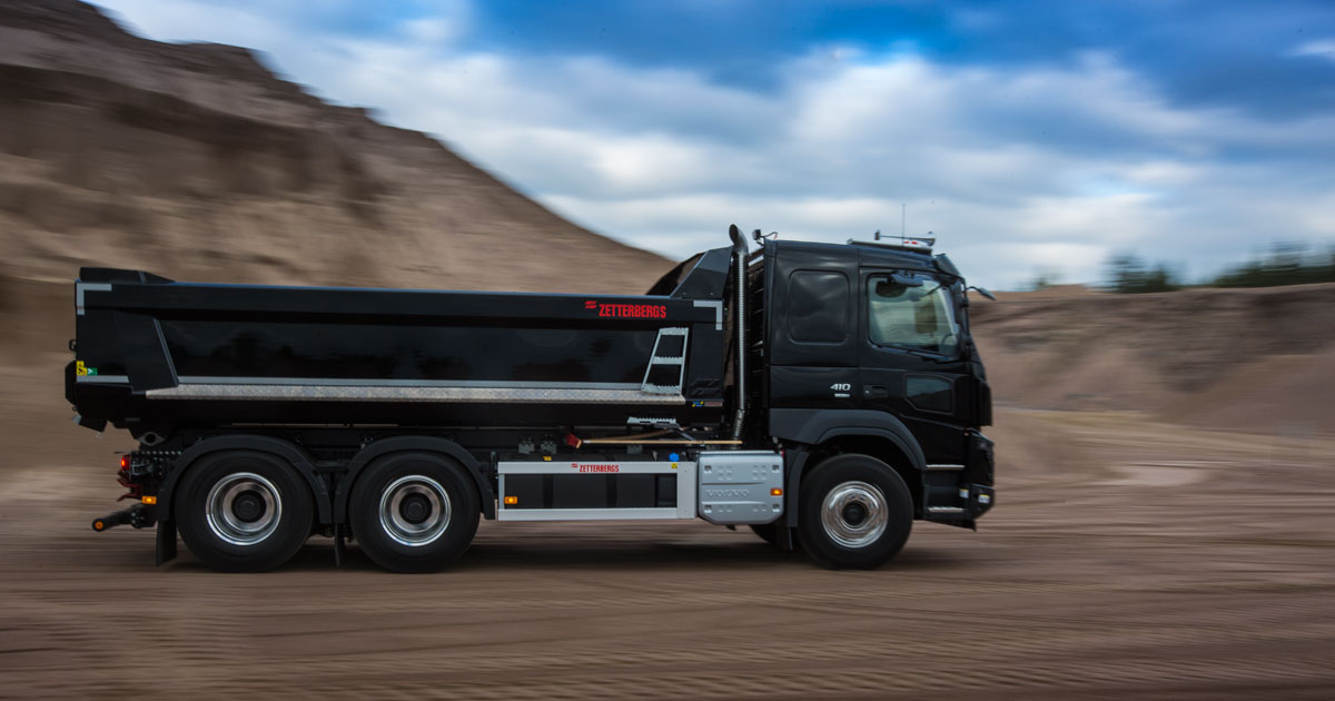 Dump truck bodies and tipper trucks lifetime - case Zetterbergs - SSAB